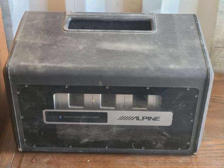 Alpine LAT Subwoofer System PLV-7 - Prime Time Auctions, Inc.