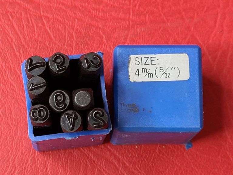 Number Stamping Tool Set 4mm - Prime Time Auctions, Inc.
