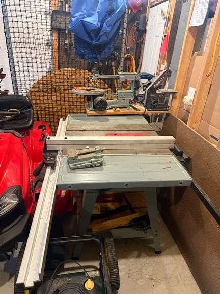 Delta Scroll Saw and Delta Belt Sander on Wood Stand - Prime Time ...