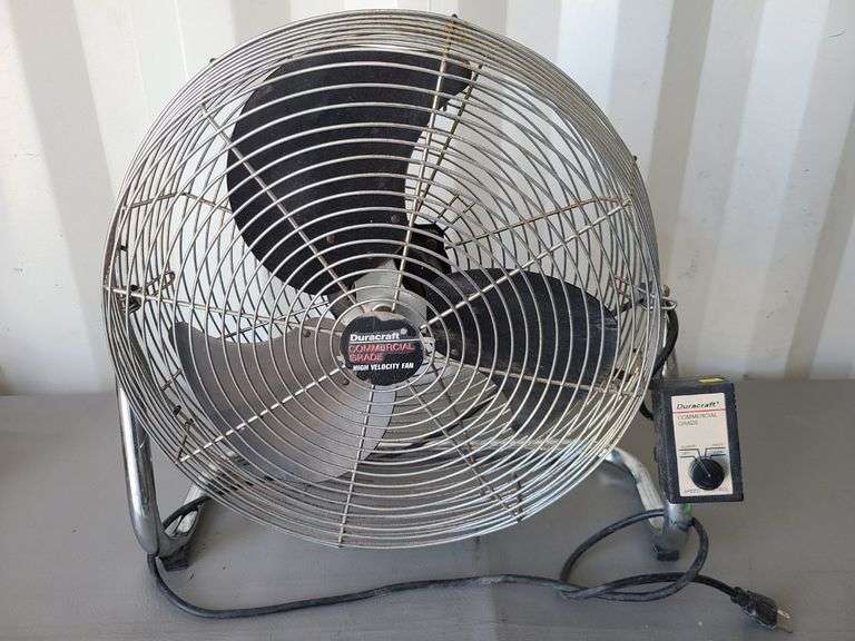 Duracraft Commercial Grade High Velocity Fan - Prime Time Auctions, Inc.