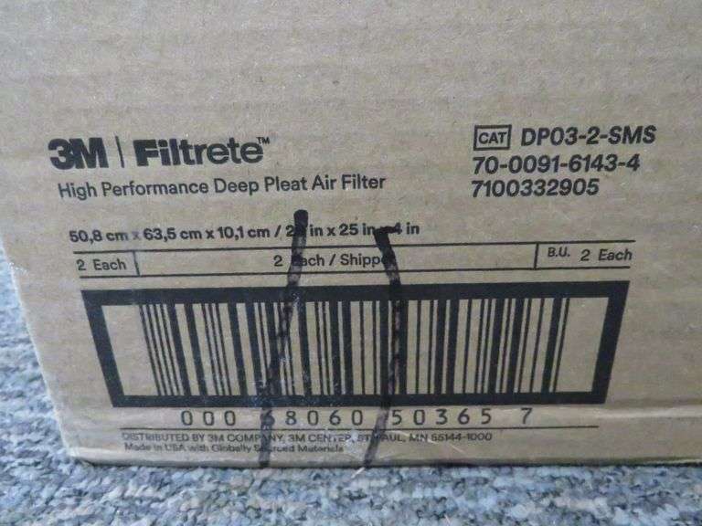 2) 3M Filters - Prime Time Auctions, Inc.