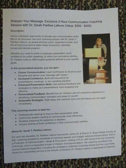 Sharpen Your Message: Exclusive 2 Hour Communication Coaching Session ...