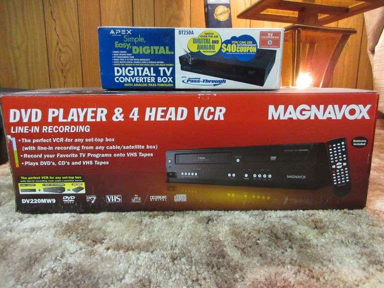 Magnavox DVD Player, Apex Digital TV Converter Box - Prime Time ...