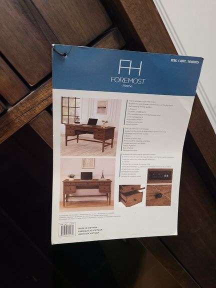 Foremost Home Desk - Prime Time Auctions, Inc.