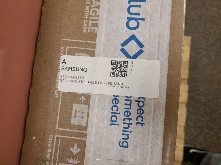 Samsung Crystal UHD DU7200D 55" TV - Prime Time Auctions, Inc.