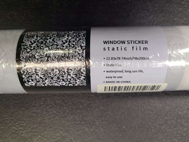 Window Sticker Static Film - Prime Time Auctions, Inc.