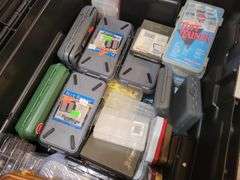 Large Tote Full of Organizer and Streamer Boxes - Prime Time Auctions, Inc.