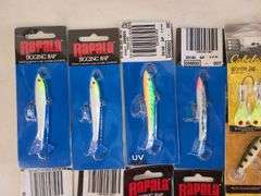 Assorted Jigging Raps, Jigs, Button Shads - Prime Time Auctions, Inc.