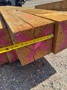 2) 10x10 Wood Posts, 5) 8x8 Wood Posts - Prime Time Auctions, Inc.