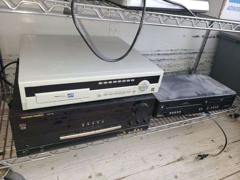 DVD Players, VHS, Harman Kardon Radio Receiver - Prime Time Auctions, Inc.