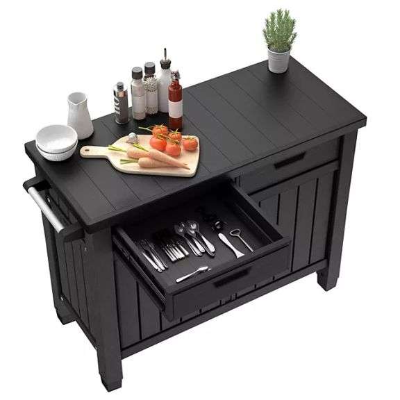 * Keter Outdoor Grill Table - Prime Time Auctions, Inc.