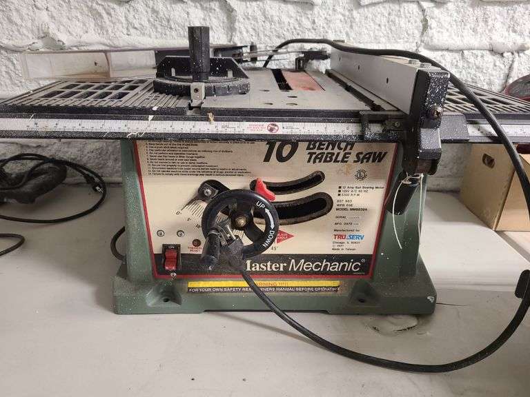 Master Mechanic 10" Table Saw - Prime Time Auctions, Inc.