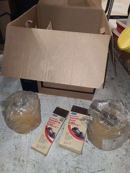 Contents of Box (Sand Paper and Other Assorted Items - Prime Time ...