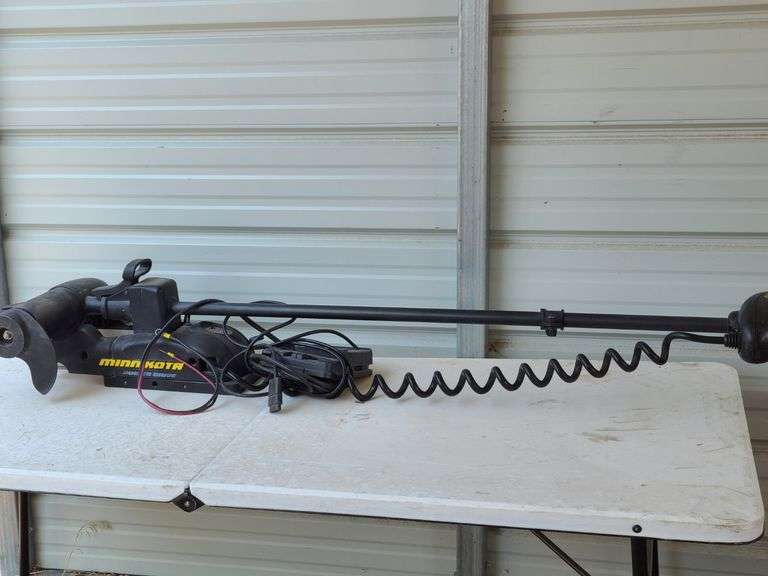 Minn Kota Power Drive 80lb Thrust Trolling Motor - Prime Time Auctions ...