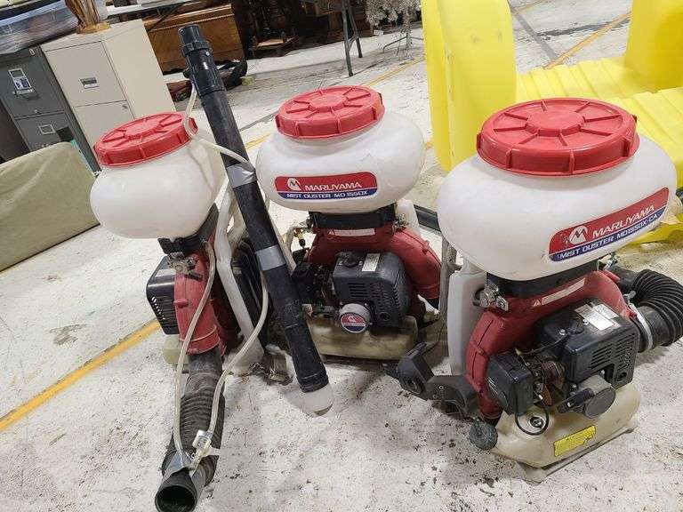 3) Maruyama Sprayers - Prime Time Auctions, Inc.