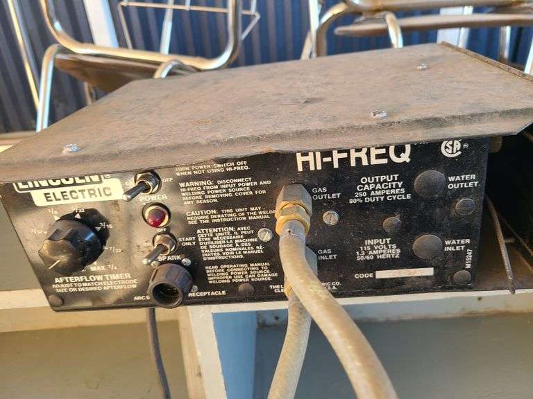 Licoln Electric High Frequency Unit - Prime Time Auctions, Inc.