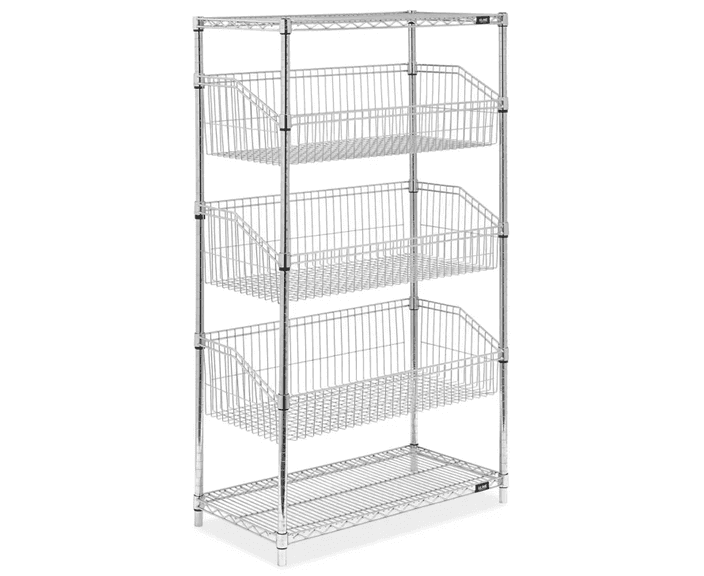 Stationary Wire Basket Unit - Prime Time Auctions, Inc.