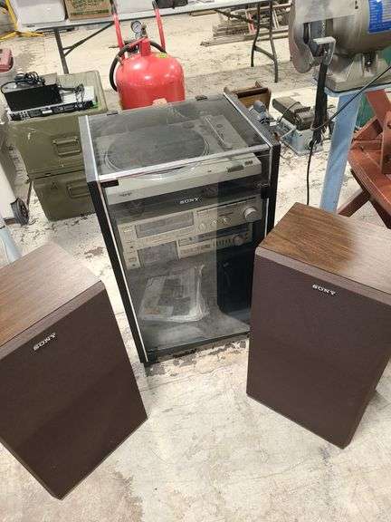 Sony Sound System, 2 Sony Speakers - Prime Time Auctions, Inc.