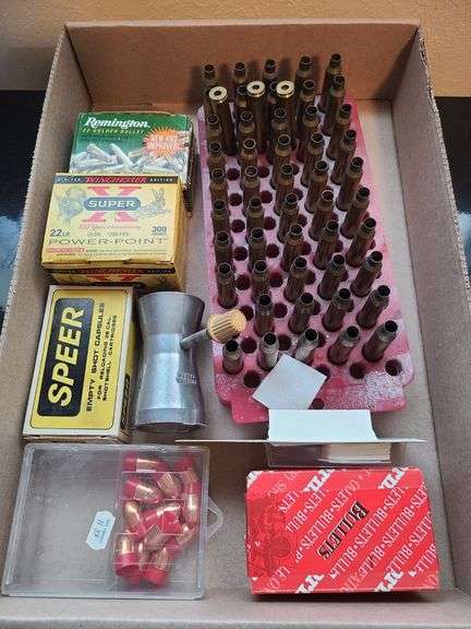 Remington Hollow Point Bullets, Winchester 22Lr. 40 Gr. Bullets, Speer ...