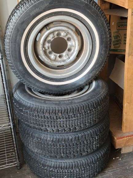 4) Wintermaster Plus Steel Belted Radial Studded Snow Tires and Wheels ...