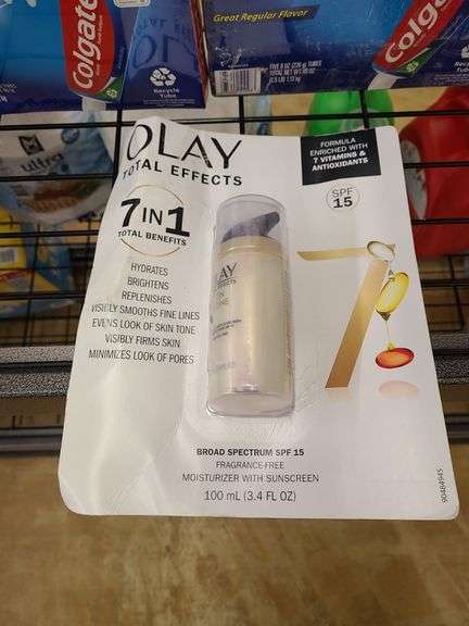 1) Dove Bar Soap, 2) Colgate Toothpaste, 1) Dove Spray Deodorant, 1 ...