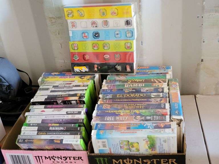 XBox Games, VHS Tapes - Prime Time Auctions, Inc.