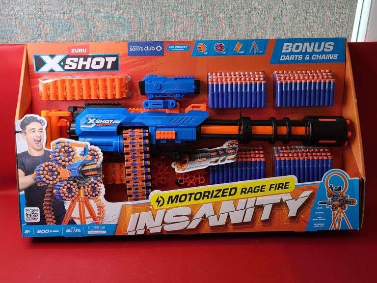X-Shot Motorized Rage Fire Insanity - Prime Time Auctions, Inc.