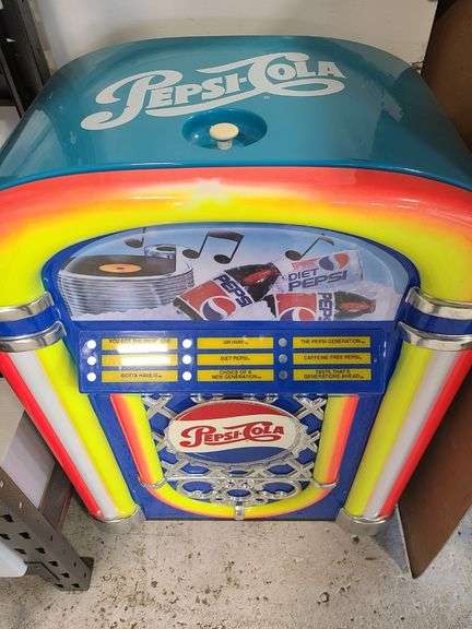 Pepsi Cola Jukebox Cooler - Prime Time Auctions, Inc.
