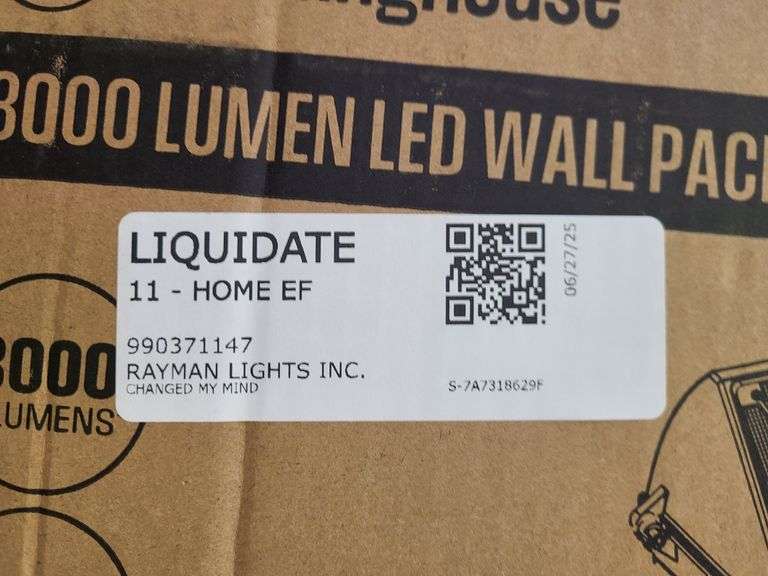 2) Westinghouse 8000 Lumen LED Wall Pack - Prime Time Auctions, Inc.