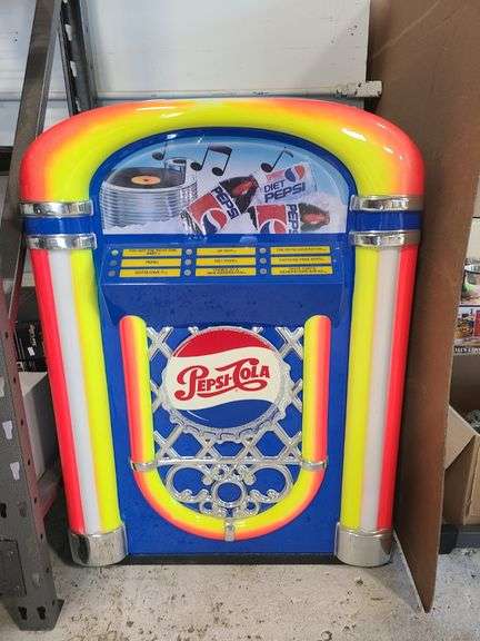 Pepsi Cola Jukebox Cooler - Prime Time Auctions, Inc.