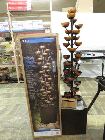 * Bloomington Cascading Cup Fountain - Prime Time Auctions, Inc.