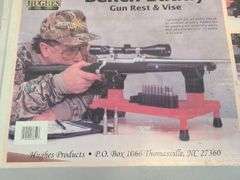 Hughes Bench Buddy Gun Rest and Vise - Prime Time Auctions, Inc.