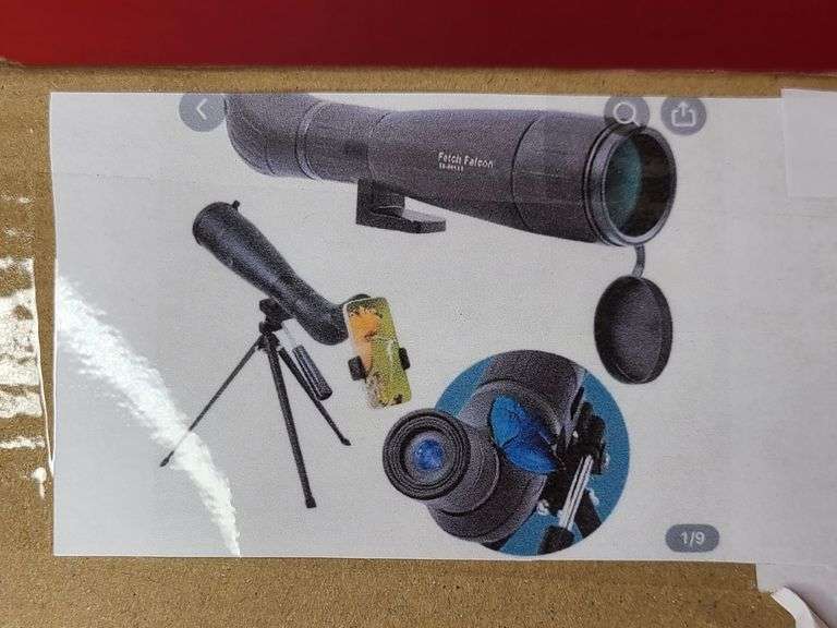 Fetch Falcon 20-60x60 Long Range Spotting Scope - Prime Time Auctions, Inc.