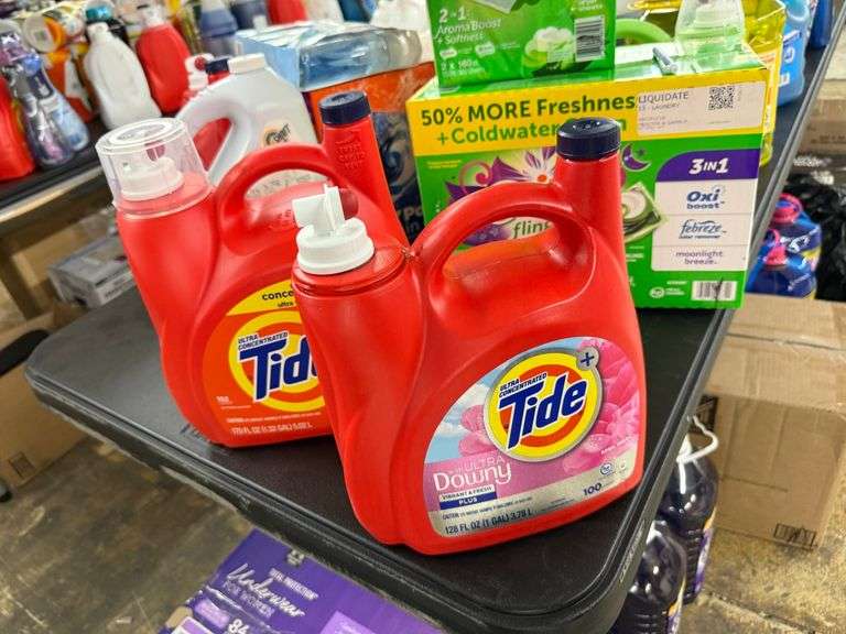 1) Tide Concentrated Detergent 1) Tide with Downy Ultra Detergent ...