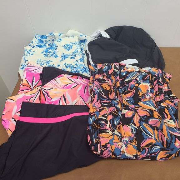 2) Dresses, Swim Top, Swim Skirt, Swim Suit - Prime Time Auctions, Inc.