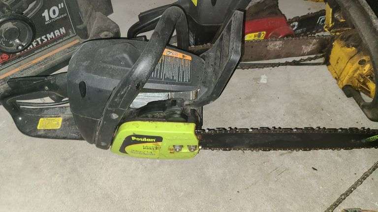 Assorted Chainsaws - Prime Time Auctions, Inc.