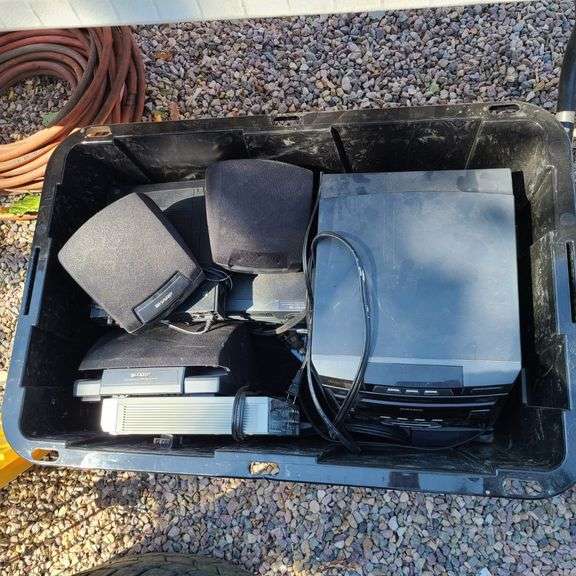 2) DVD Players, Sharp Stereo System, Emerson VHS Player, Zenith VHS ...