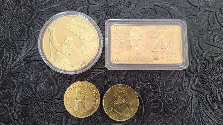 Shriner Token, Guardian Angel Token, President Trump Round ...
