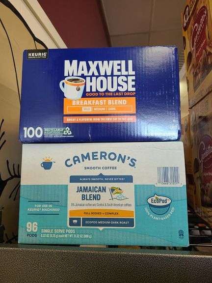 1) Maxwell House Keurig Cups, 1) Cameron's Keurig Cups - Prime Time ...