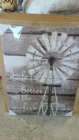 Farm Wall Hanging - Prime Time Auctions, Inc.