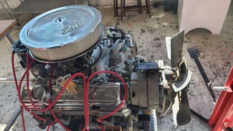 Chevy 350 SB Engine Complete/Running - Prime Time Auctions, Inc.