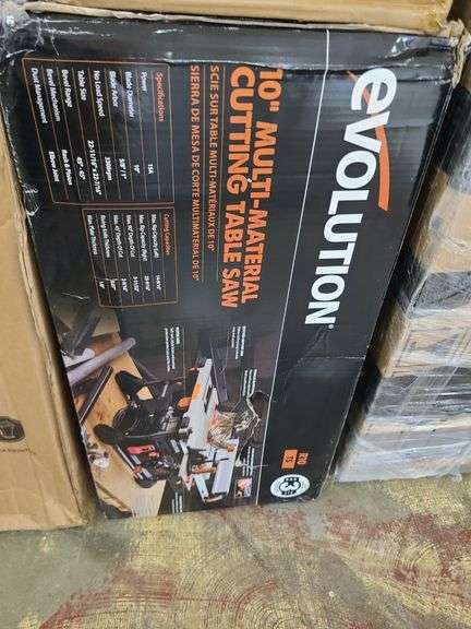 *1) Evolution 10" Multi-Material Cutting Table Saw - Prime Time ...