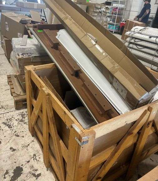 Wooden Crate of Tile and Other Assorted Items - Prime Time Auctions, Inc.