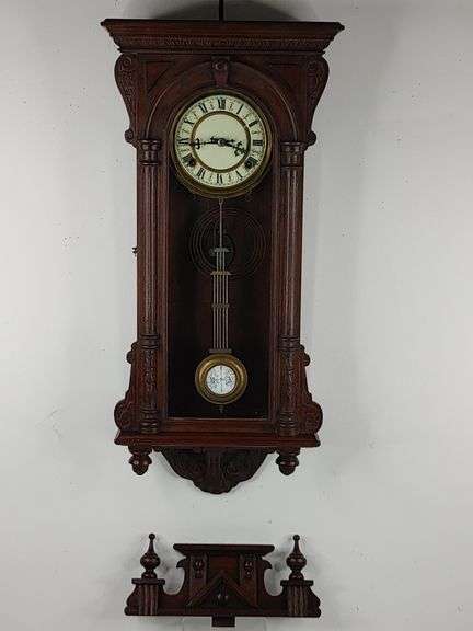 Merit Clock Company, Wall Clock - Colorado Premier Realty & Auction ...