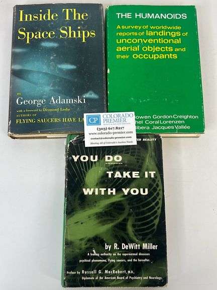 Adamski, Miller, Bowen, Creighton, alien/UFO books - Colorado Premier ...