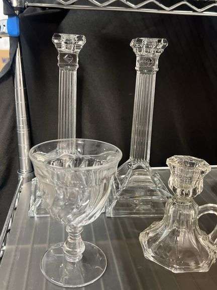 Pressed Glass, Mason Jars - Colorado Premier Realty & Auction Services