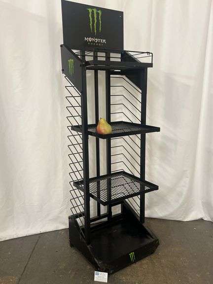 Monster Energy Drink, Display Rack - Colorado Premier Realty & Auction ...