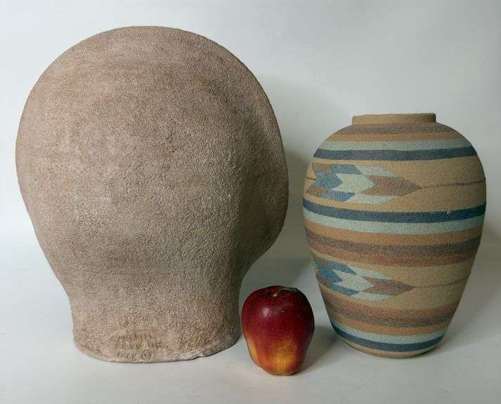 Austin Sculpture Collection, Paul Bellardo, Sculpture, Sand Art Vase ...