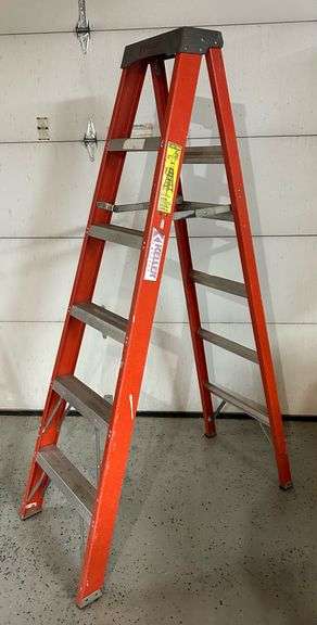 Keller 6 Foot - Orange Step Ladder - Creamer Auction