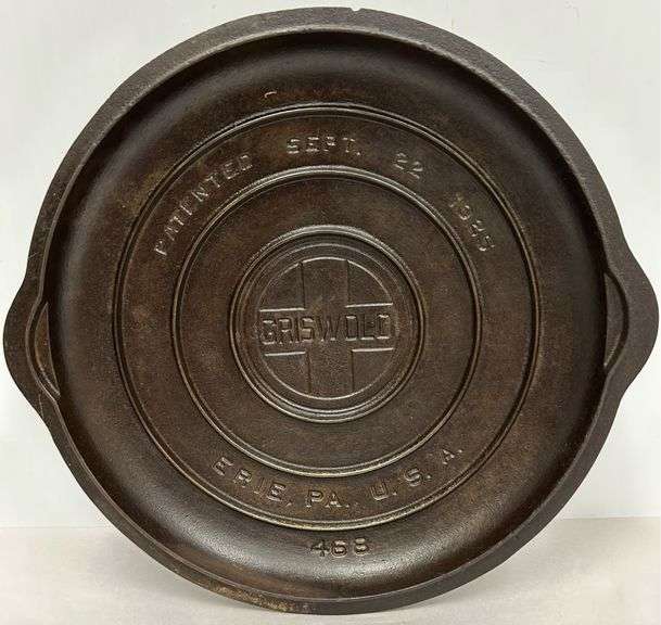 Griswold No. 8 Self Basting Skillet Cover - Creamer Auction